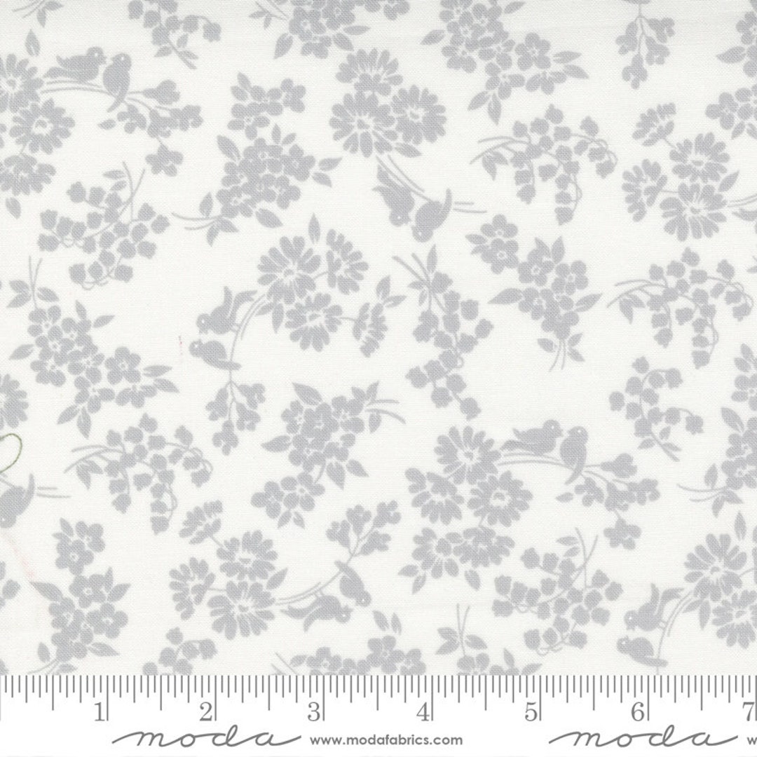 MODA Dwell Songbird Cream Gray (55273 28) 1/2-YD Increments*dwell ...