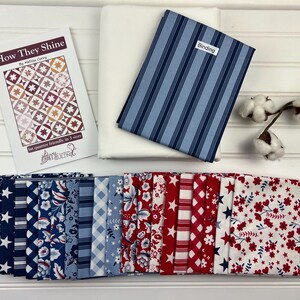 How They Shine Quilt Kit Featuring Freedom Garden (CCK 100184 ...