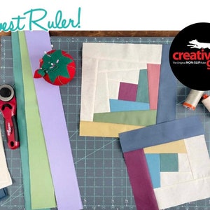 Creative Grids 10 Inch Wonky Log Cabin Ruler*wonky Log Cabin Ruler*log ...