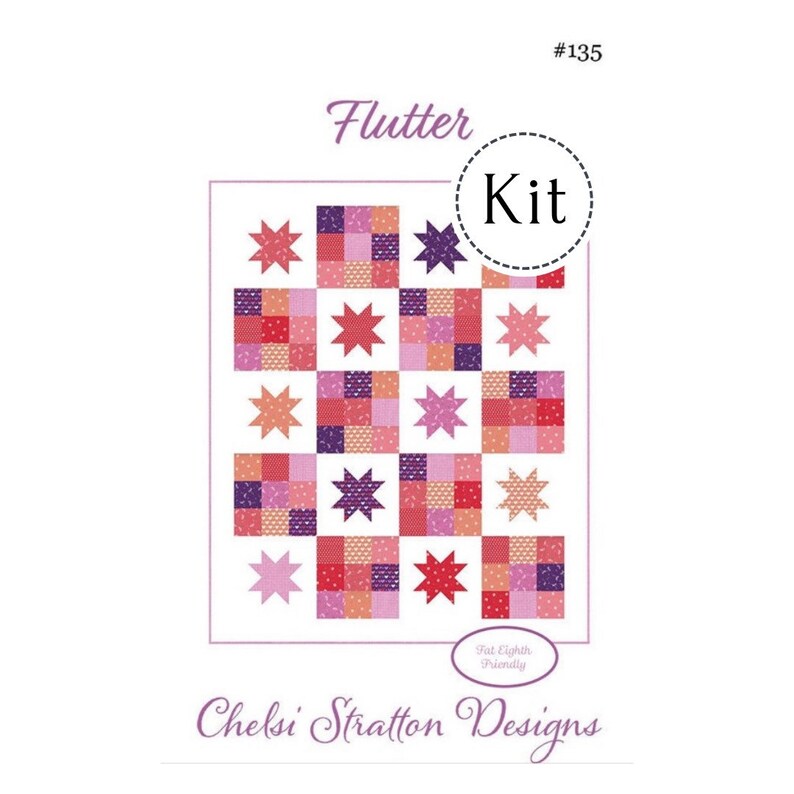 Flutter Quilt Kit*star Quilt Kit*star Quilt*valentine Quilt*sincerely Yours Quilt*flutter Quilt ...