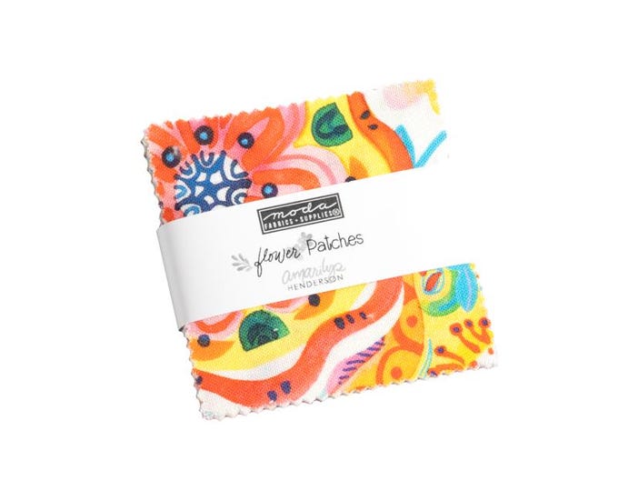 Moda Flower Patches Mini Charm Pack (21820MC) Mini Charm Pack*amarilys ...