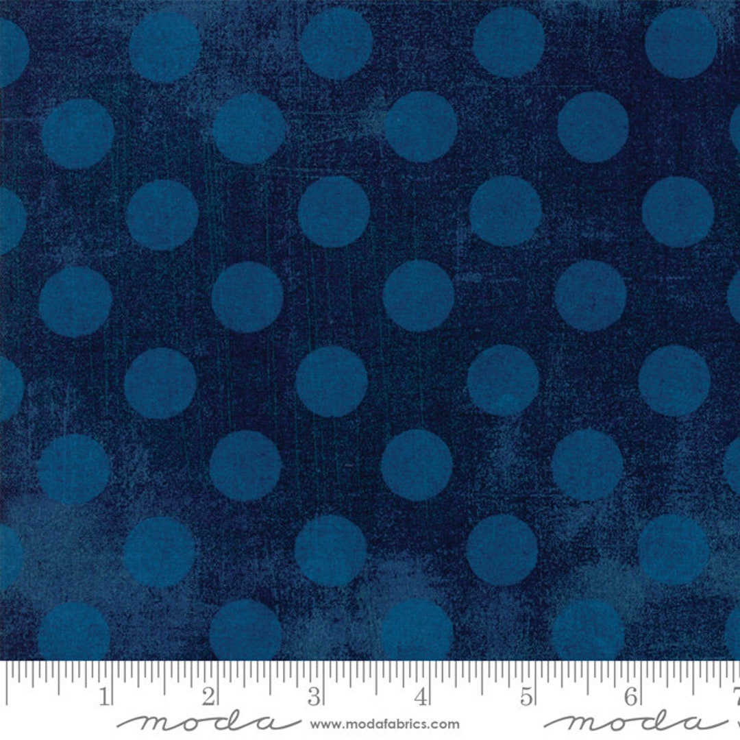 Moda Grunge Hits the Spot New Navy*30149 58*1/2 Yard Increments*navy ...