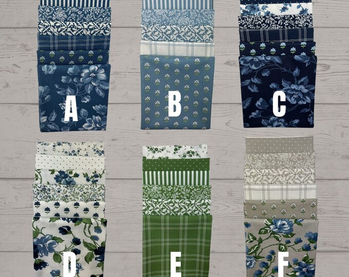 Moda Shoreline Fat Quarter Bundle (CC 55300) Shoreline FQ Bundles ...