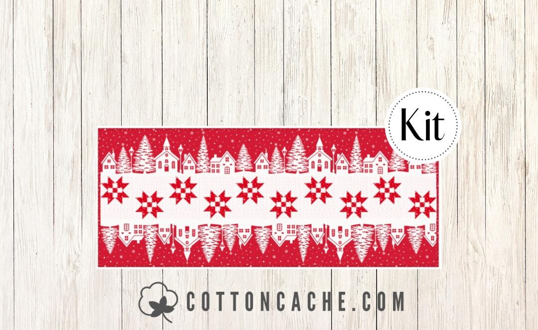 Christmas Vintage Runner Kit Featuring Buon Natale by Fig Tree & Co ...