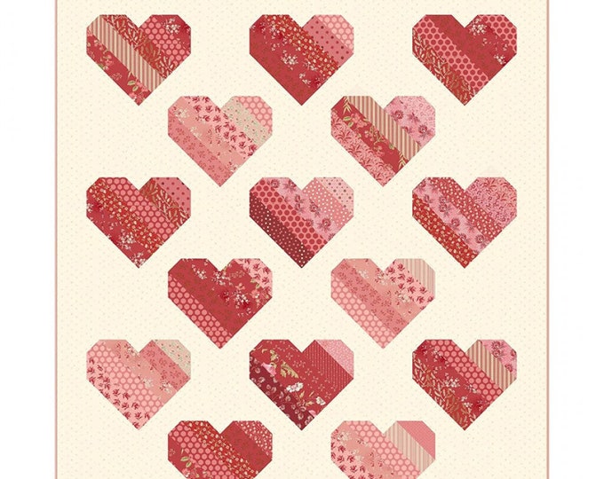 Adore Quilt Pattern by Thimble Blossomsstitch Pink Quilt Patternadore ...