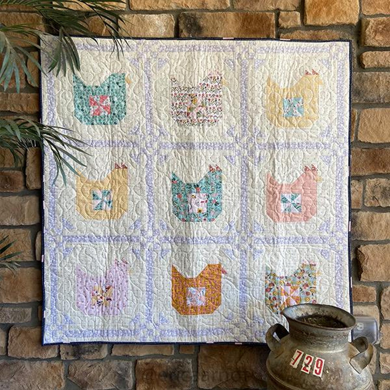New Chicks on the Block by Erica Made Quilt Pattern*chicken Quilt ...