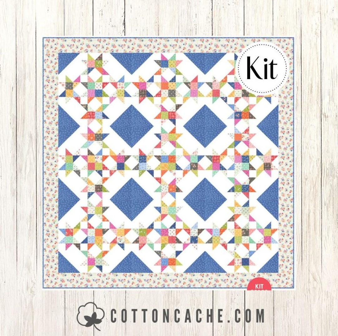 All Around Star Quilt Kit Featuring Cali Co by Coriander Quilts*calico ...