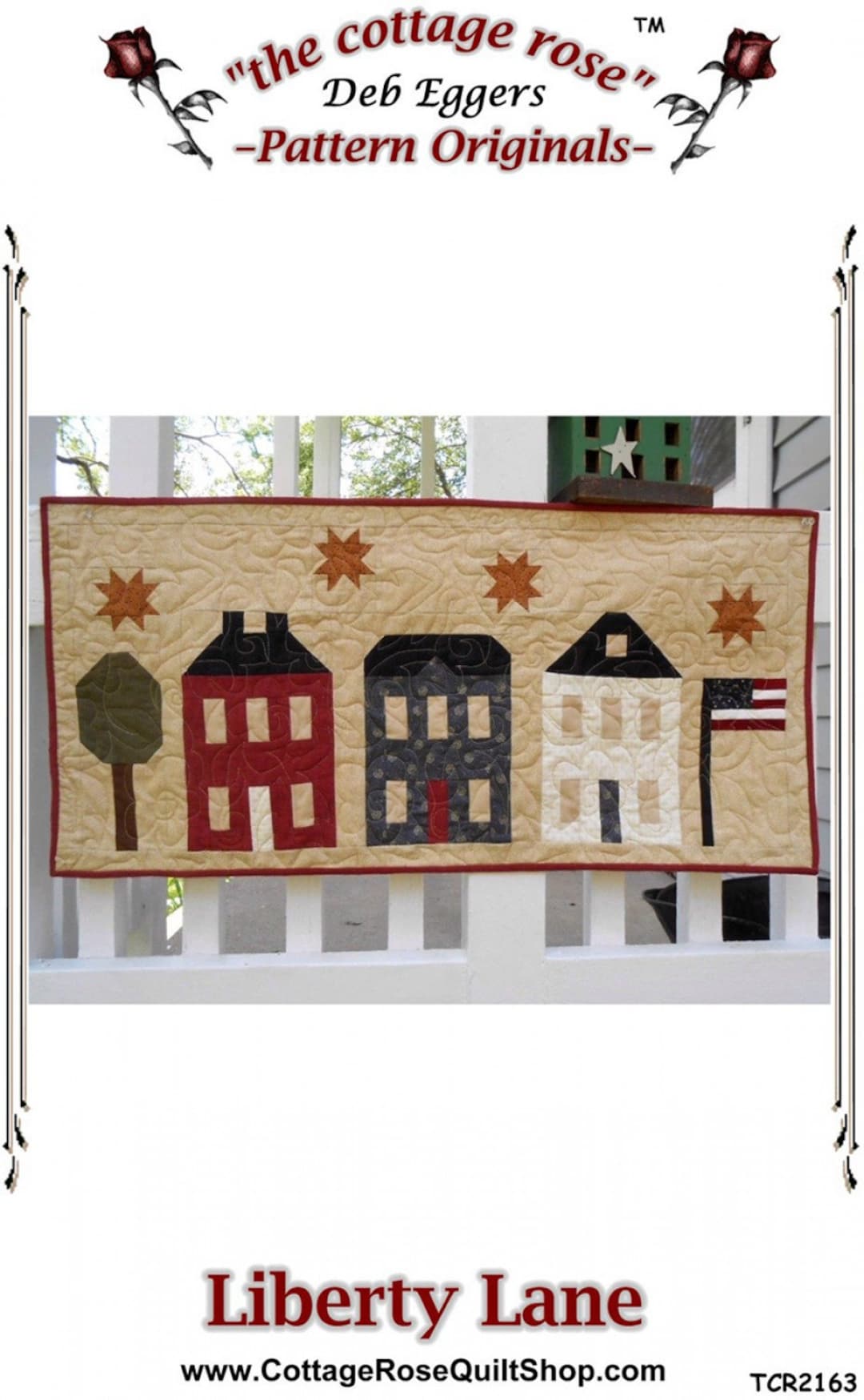 Liberty Lane Mini Quilt Pattern*mini Flag Quilt*flag Quilt Mini ...