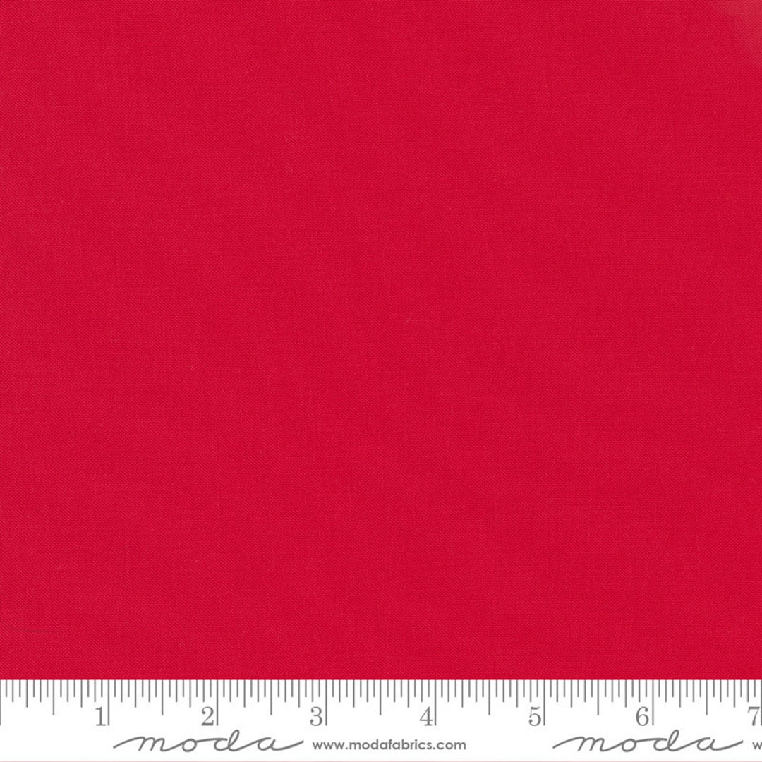 Moda Bella Solids Betty's Red (9900 123) 1/2-yard Increments*red Solid ...