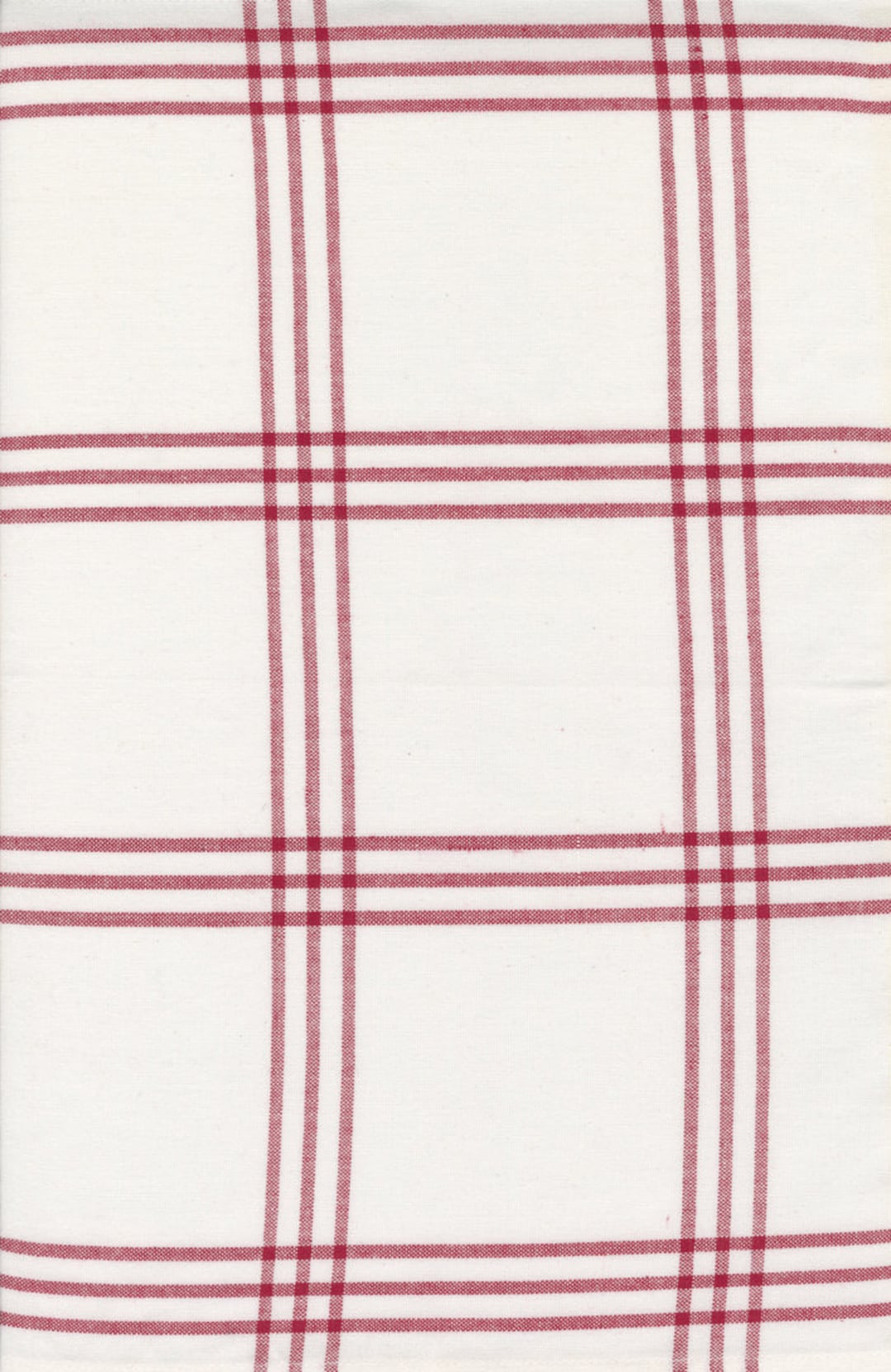 Moda Toweling 18" Enamoured White Red (992 309) 1/2-YD Increments ...