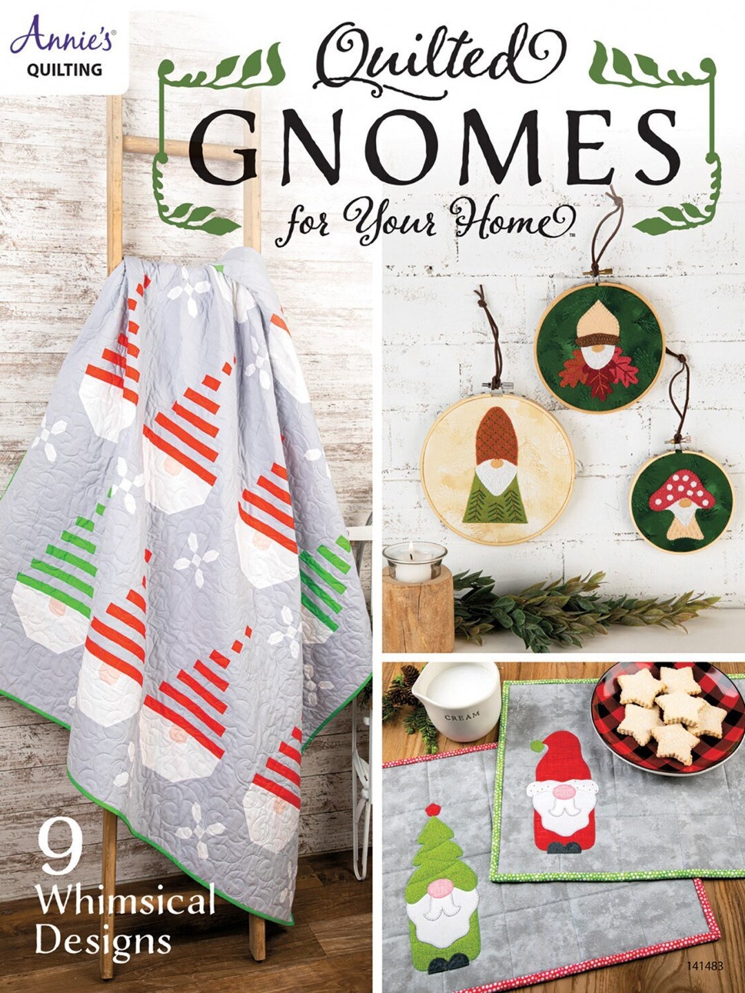 Quilted Gnomes for Your Home Pattern Book*gnome Quilt Pattern*gnomes ...