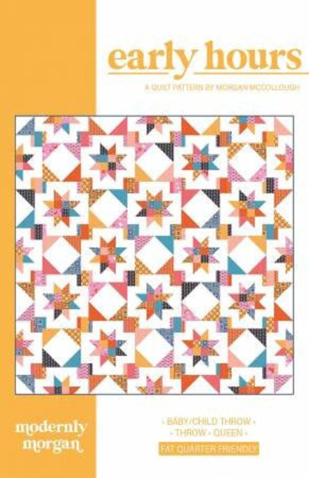 Early Hours Quilt Patternscrappy Quilt Patternfq Friendly Quiltfat ...