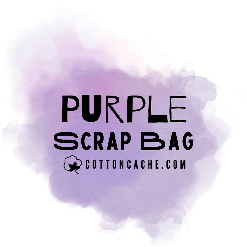 Fabric Scrap Bag - Etsy