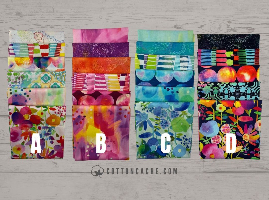 Moda Gradients Auras Fat Quarter Bundles (33730) Watercolor Fabric ...