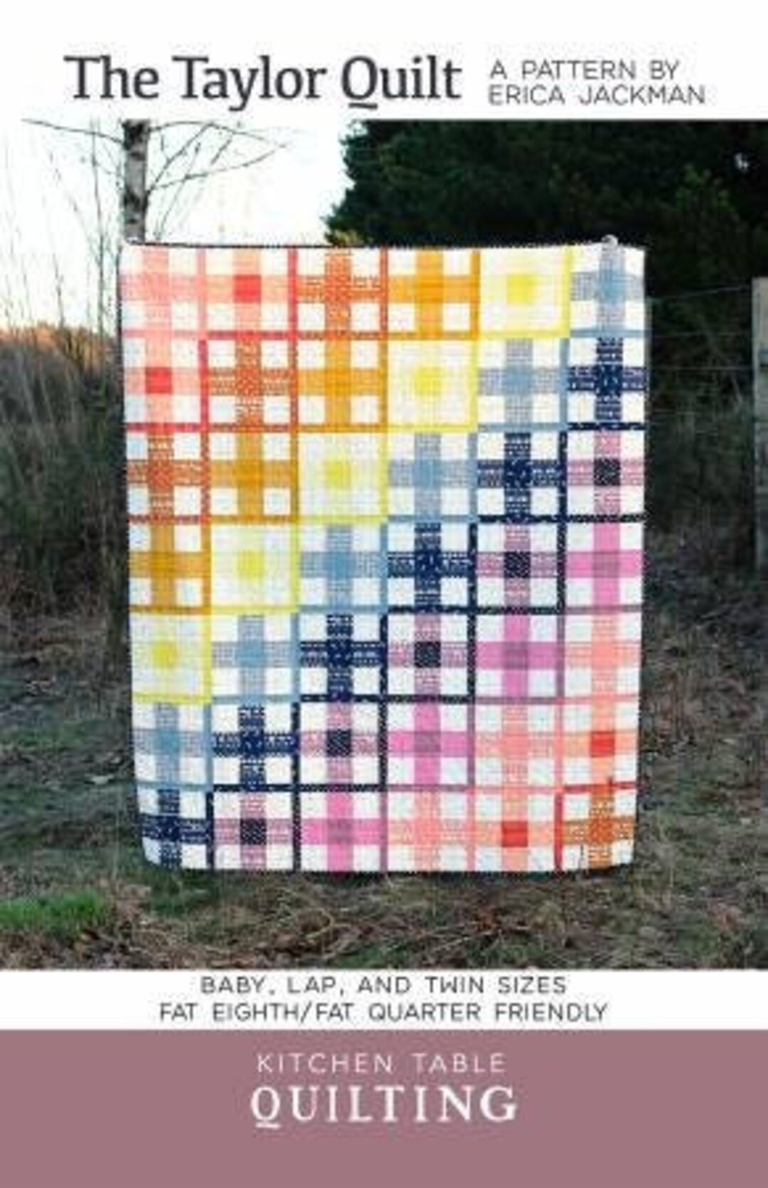 The Taylor Quilt Pattern by Kitchen Table Quilting*rainbow Quilt ...