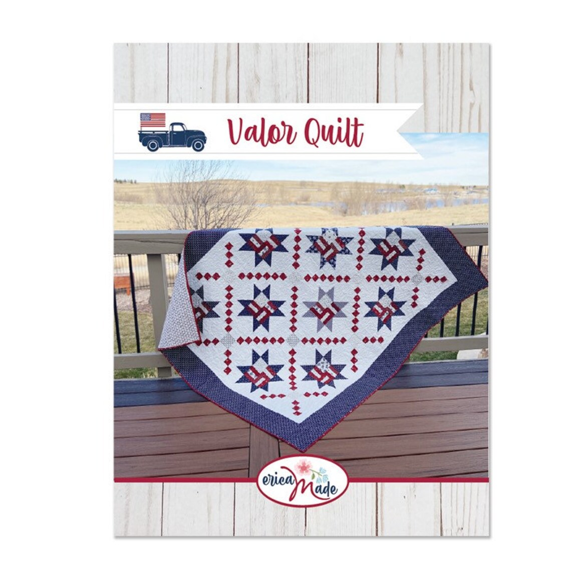 Valor Quilt Pattern by Erica Made*valor Quilt Pattern*quilts of Valor ...