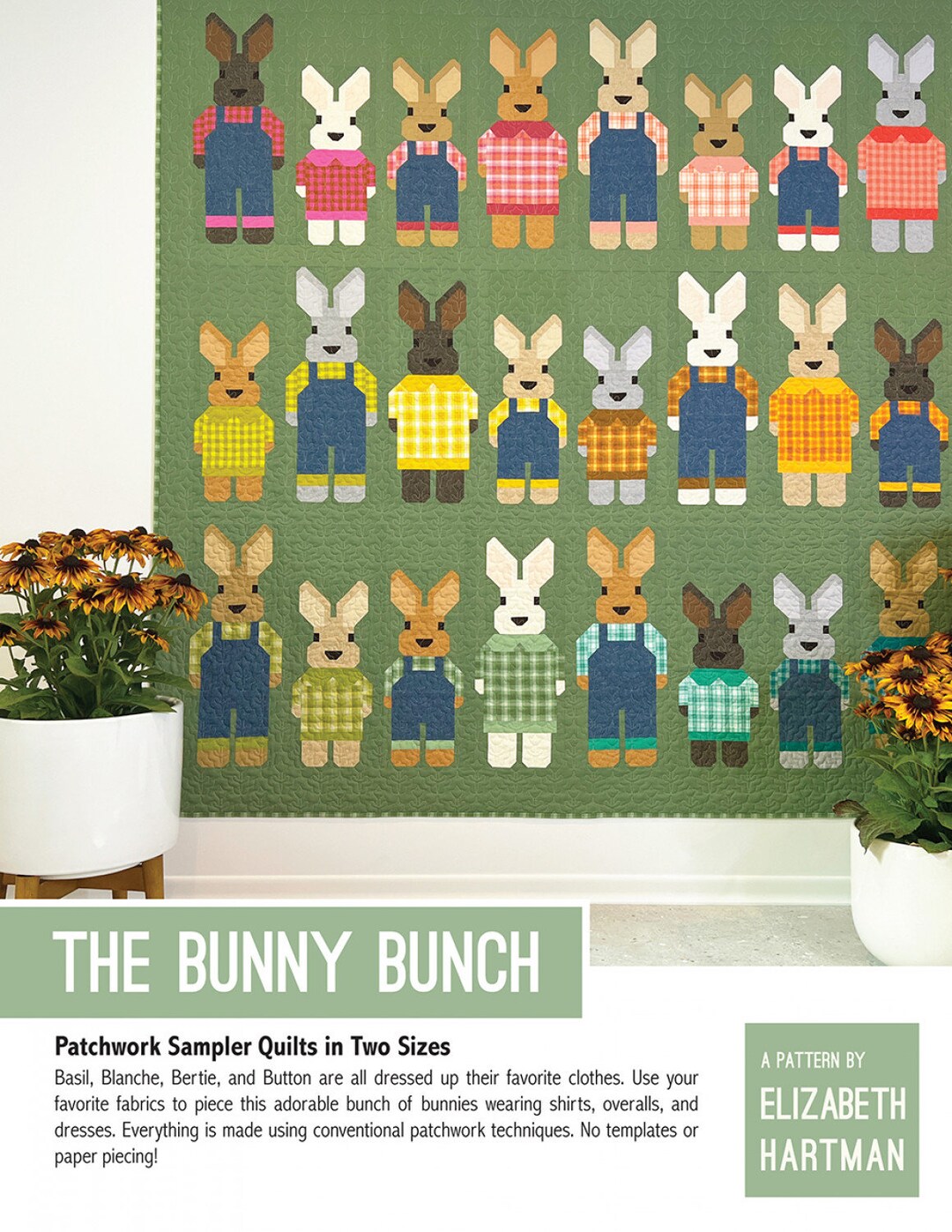 The Bunny Bunch Quilt Pattern From Elizabeth Hartman*bunny Quilt*bunny ...