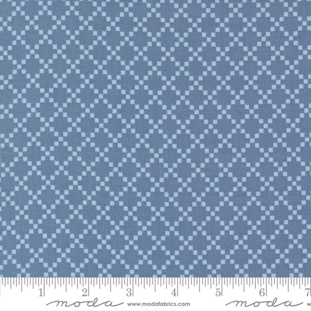 MODA Dwell Nine Patch Lake (55272 15) 1/2-YD Increments*dwell Blender ...