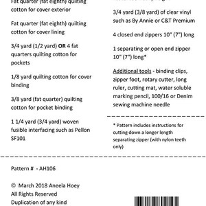 Booklet Pouch Pattern by Aneela Hoeybooklet Pouchzipper Bagbag ...