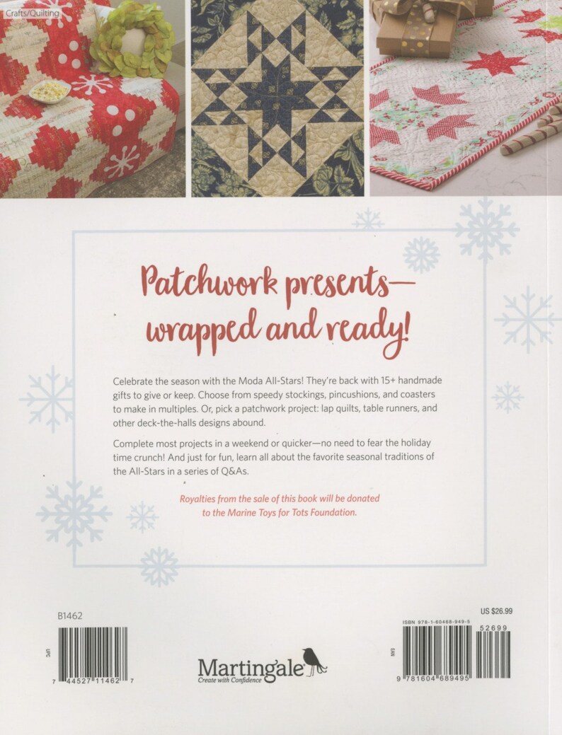 Moda All-star Merry Makers Book*christmas Project Pattern Book*moda All ...