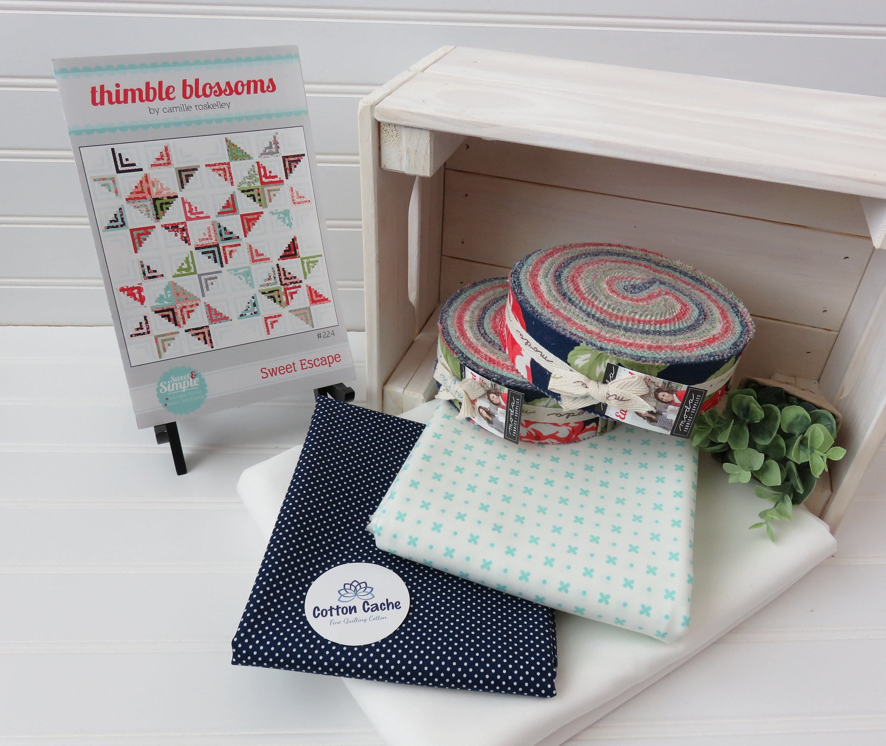 Sweet Escape Quilt Kit featuring Early Bird Fabric by Bonnie & Camille ...