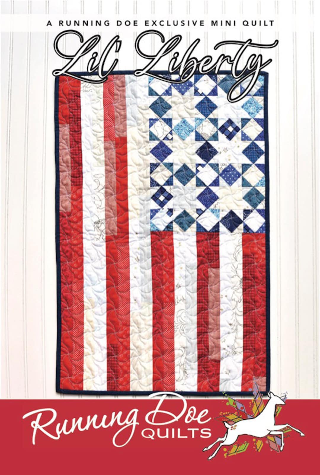 Lil Liberty Mini Quilt Pattern*mini Flag Quilt*flag Quilt Mini ...