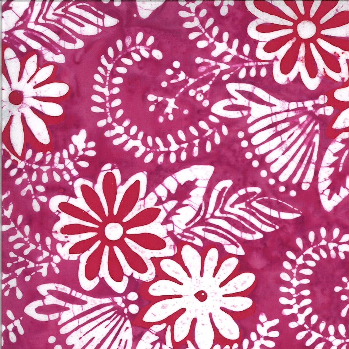 Moda Batiks Confection Raspberry Posy27310 601/2 Yard - Etsy
