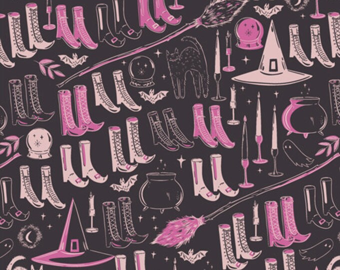 Art Gallery Fabrics Spooky 'n Witchy Peppermint’s Tale Twilight (SNS ...