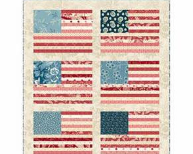 Made in USA - Mini Quilt Pattern by Laundry Basket Quilts*mini Flag ...
