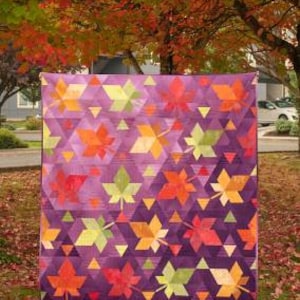 Fall Foliage Quilt Pattern by the Quilted Life*autumn Quilt*leaves ...
