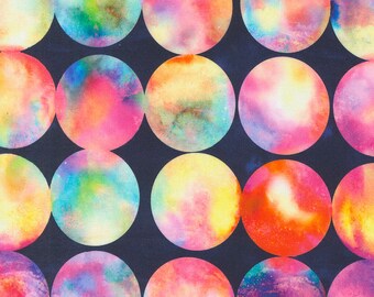 Moda Gradients Auras Dreamy Flowers Onyx (33730 15) 1/2-YD Increments ...