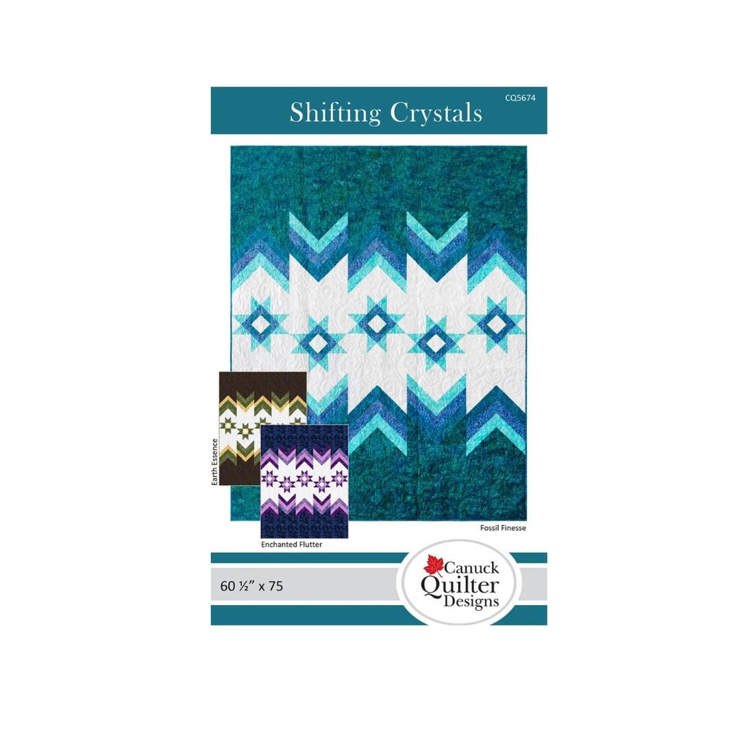 Shifting Crystals Quilt Pattern From Canuck Quilter Designs*star Quilt ...