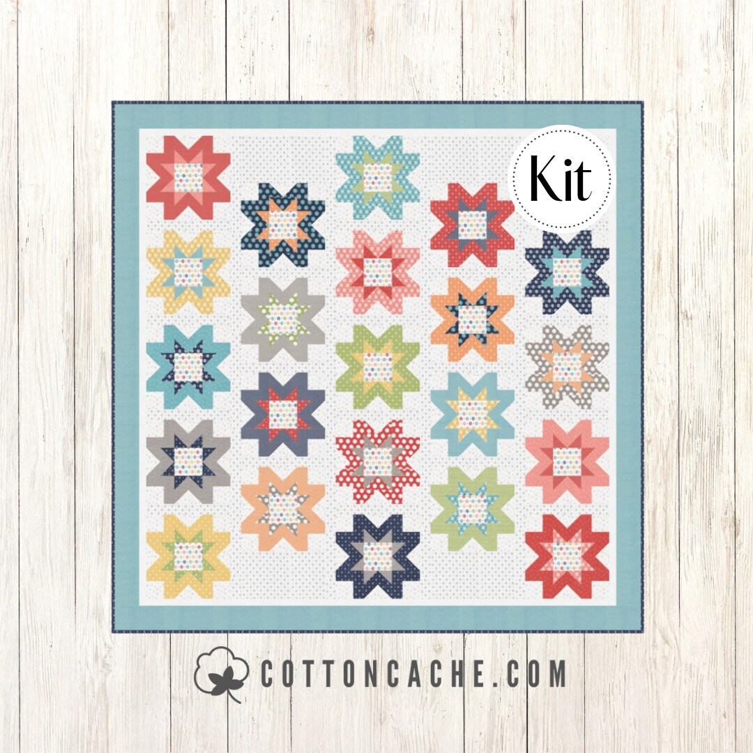 Fresh Flowers Quilt Kit Featuring Simply Delightful by Sheri & Chelsi ...