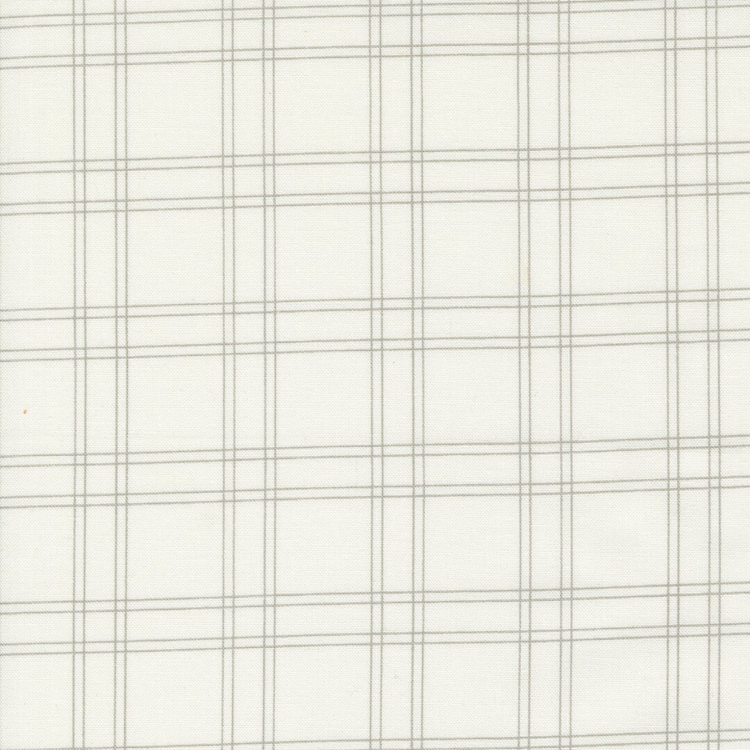 Moda Shoreline Plaid Cream Gray (55302 21) 1/2-YD Increments*shoreline ...