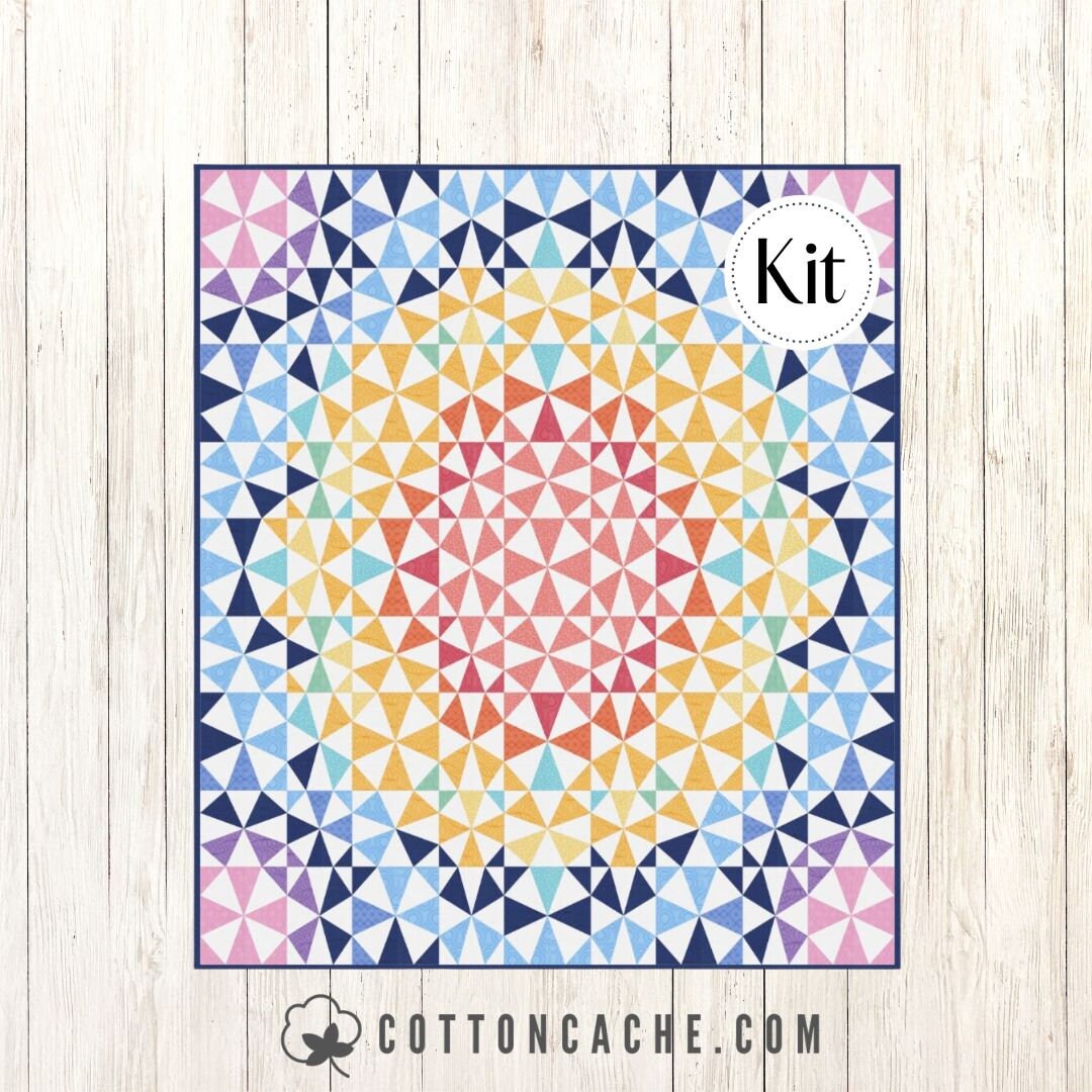 Mai Tai Quilt Kit Featuring Rainbow Sherbet by Sarah Thomas of ...