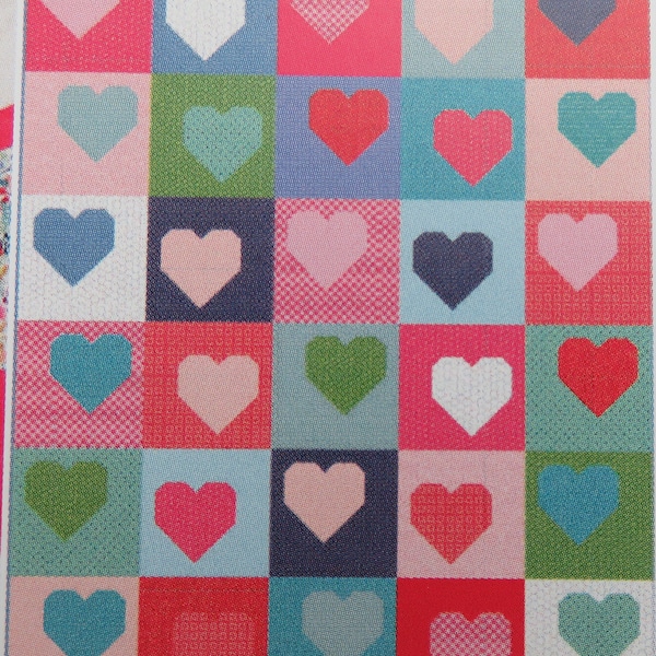 Candy Heart Quilt Pattern - Etsy