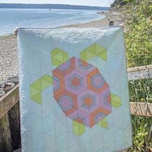Tully the Turtle Baby Quilt Pattern by the Quilted Life*turtle Quilt ...