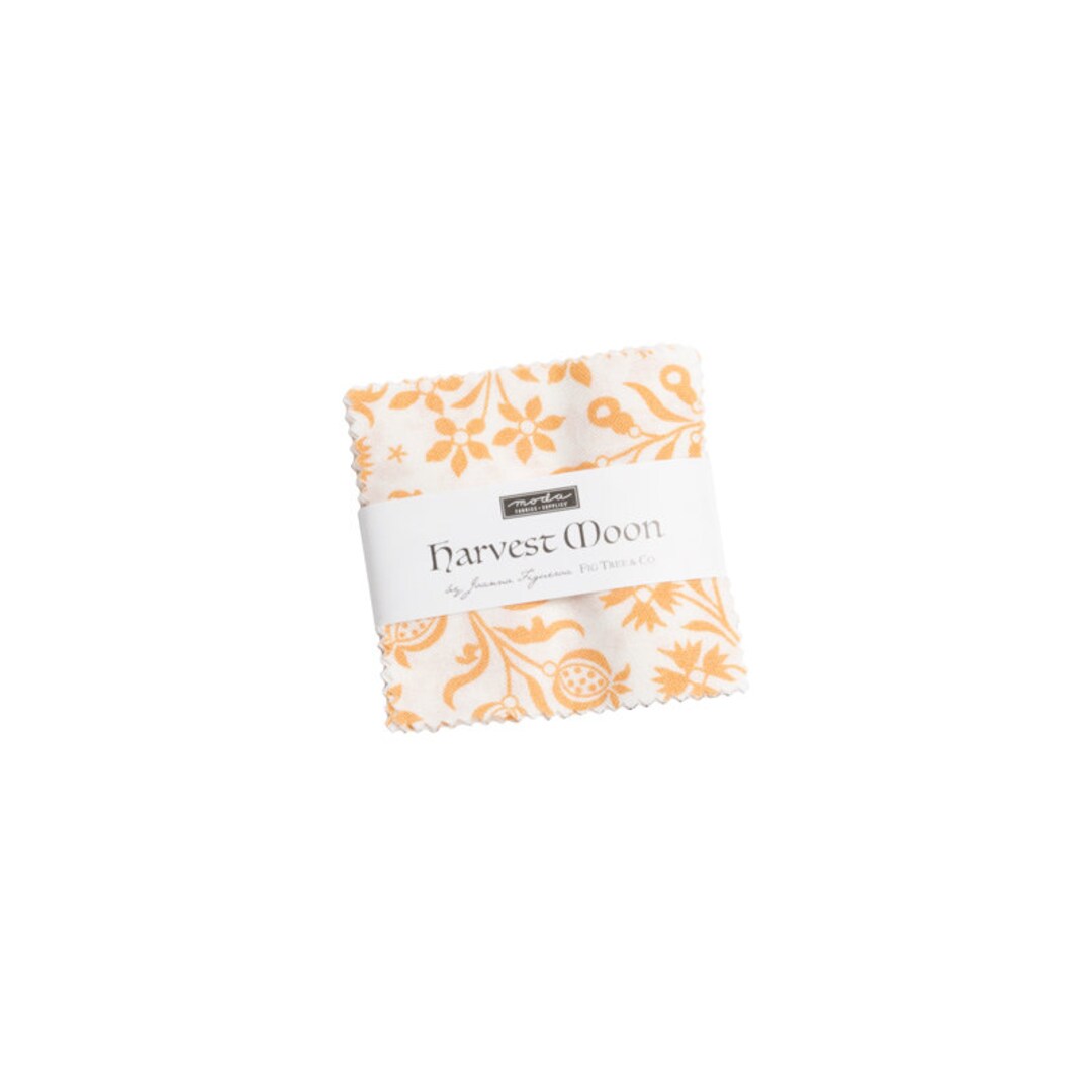 Moda Harvest Moon Mini Charm Pack (20470MC) Harvest Moon Charm Pack*fall Floral Charm Pack*fig ...