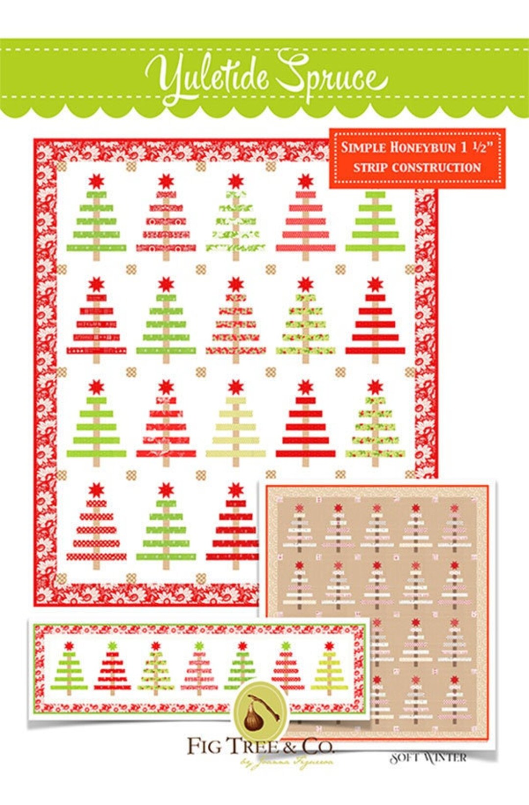 Yuletide Spruce Quilt Pattern by Fig Treechristmas Tree ...