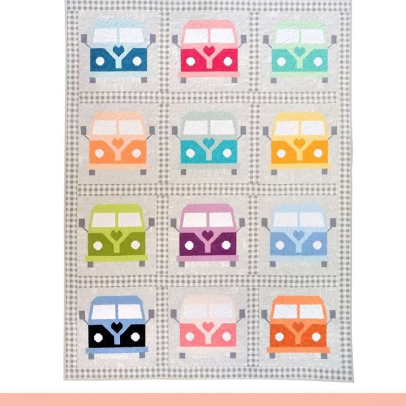 Vw Bus Fabric - Etsy
