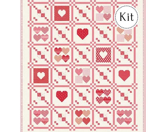 Adore Quilt Pattern by Thimble Blossomsstitch Pink Quilt Patternadore ...