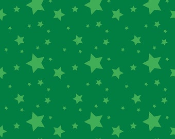 Green Star Fabric | Etsy