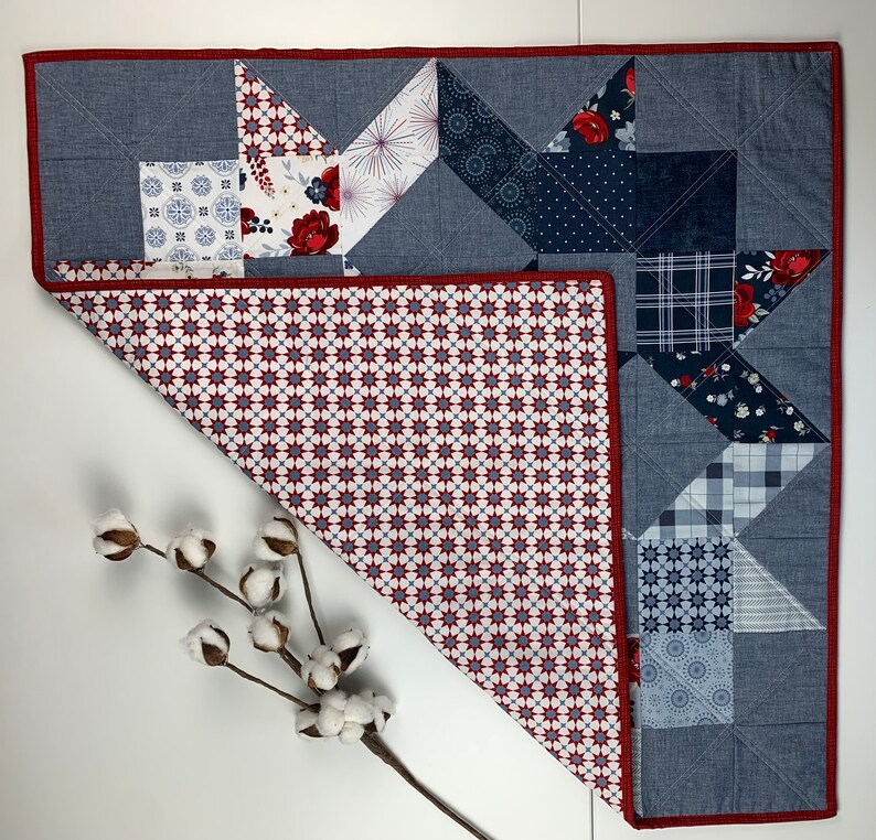 Charm Quilt Mini Quilt/table Topper Kitpatriotic Quiltstar - Etsy