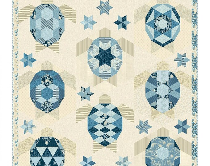 Tully the Turtle Baby Quilt Pattern by the Quilted Life*turtle Quilt ...