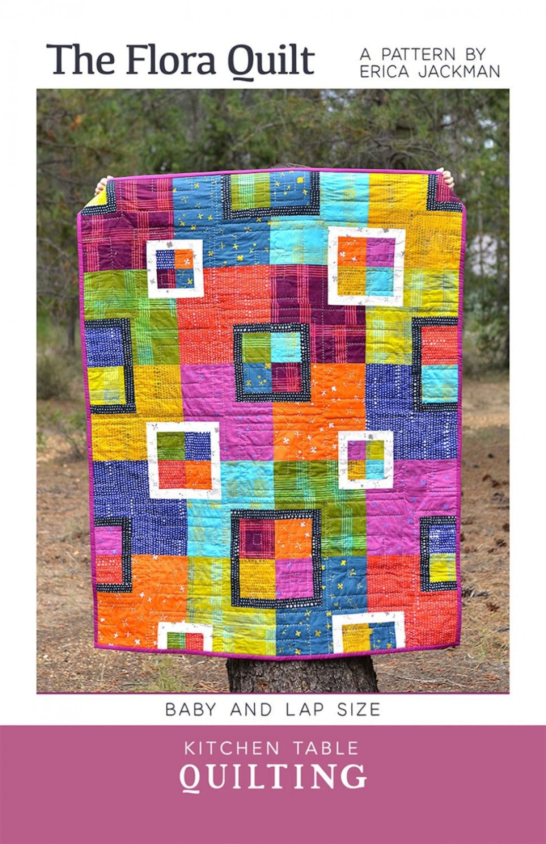 The Flora Quilt Pattern by Kitchen Table Quilting*rainbow Quilt*modern ...