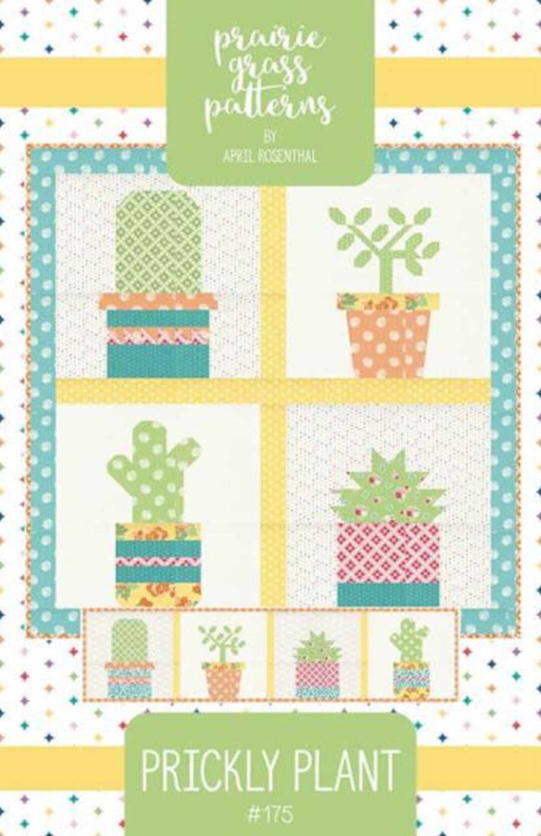Prickly Plant Quilt Pattern*cactus Quilt*succulent Pattern*succulent ...