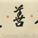 Chinese Calligraphy/character- Truth真, Kindness善, & Beauty美, Original ...
