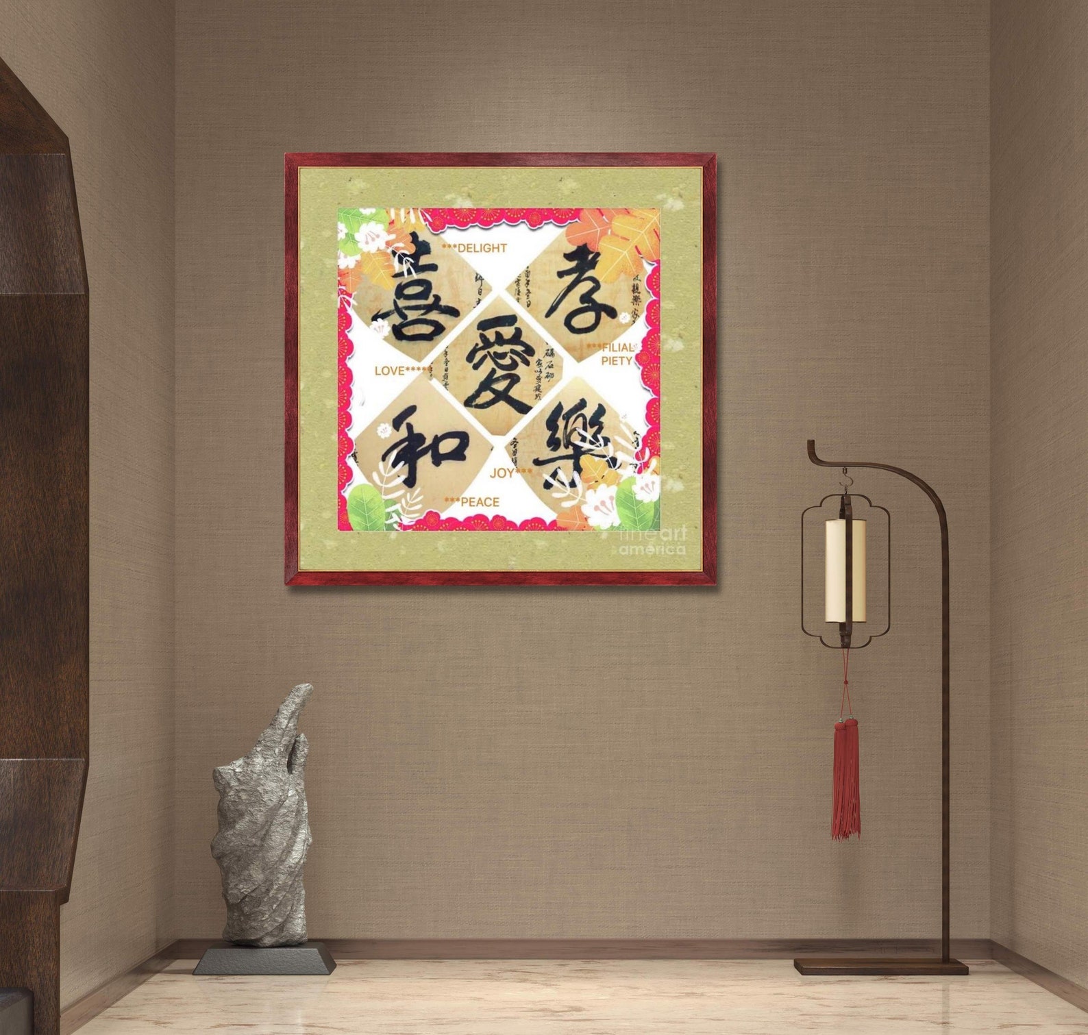 5 Chinese Character/ Chinese Calligrapht/ Original Calligraphy | Etsy