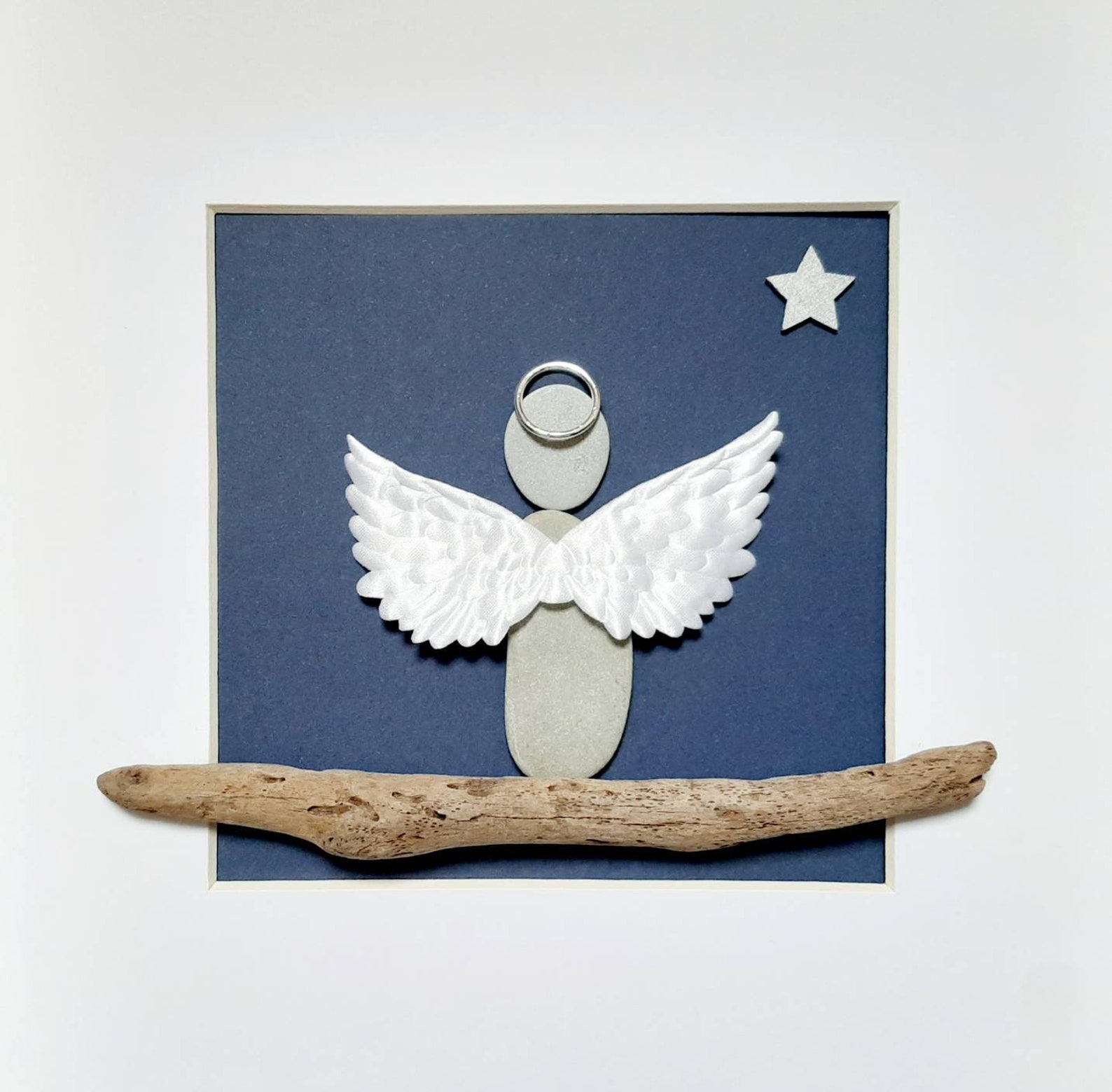 Pebble Art. Angel Pebble Art Picture. Personalised Pebble Art. - Etsy UK