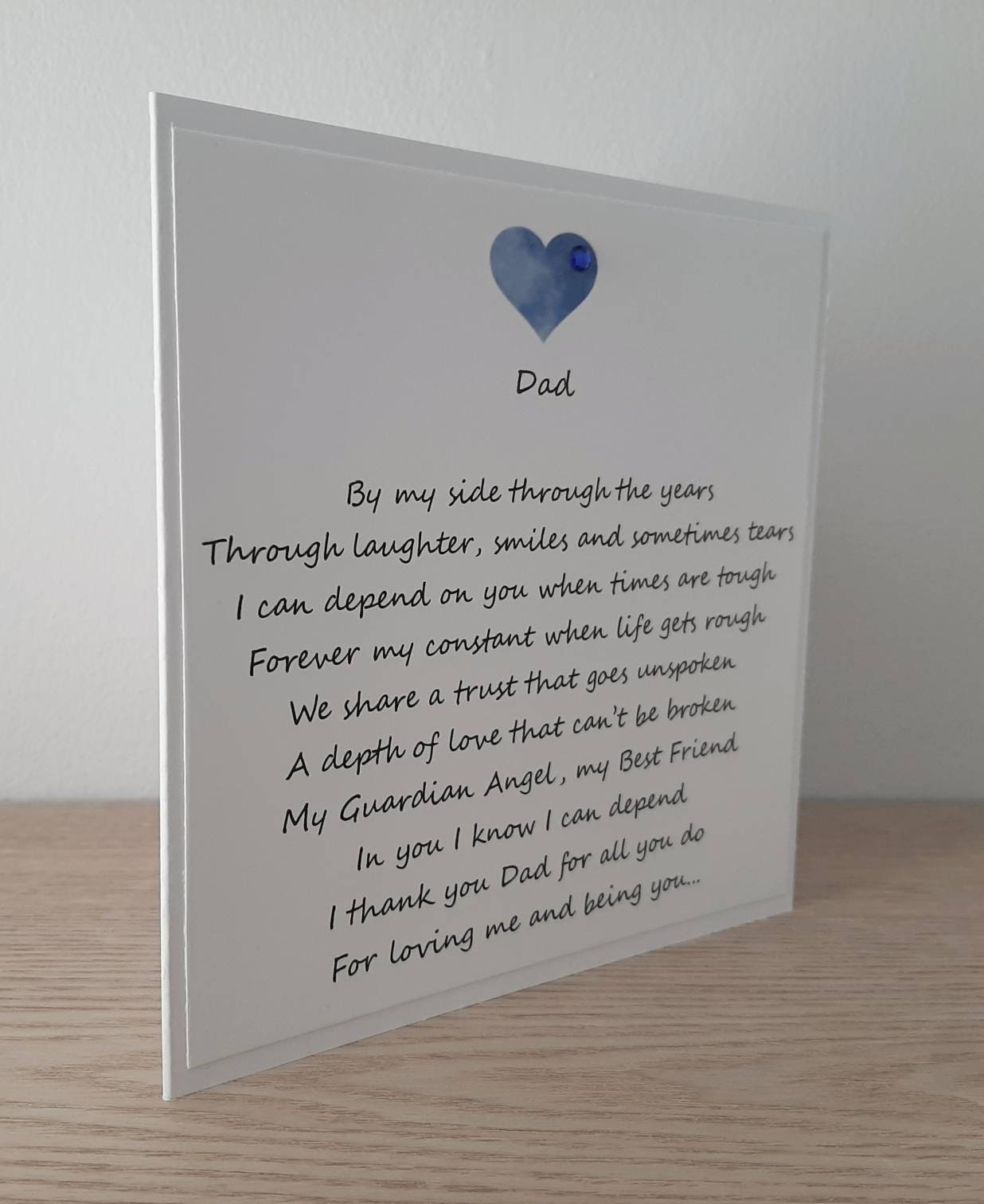 Dad Greeting Card. Dad Birthday Card. Handmade Dad Card. Card - Etsy